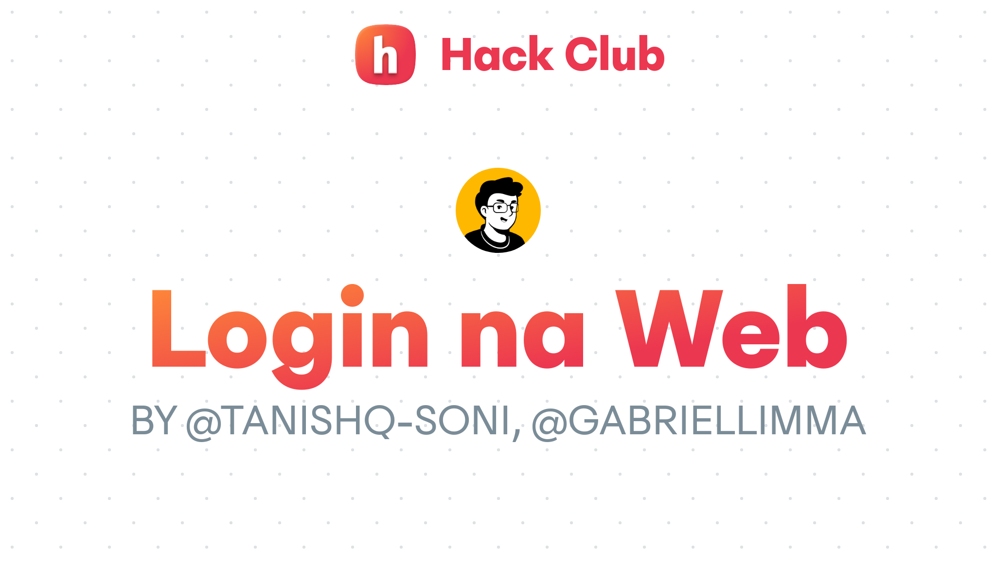 Login na Web – Hack Club